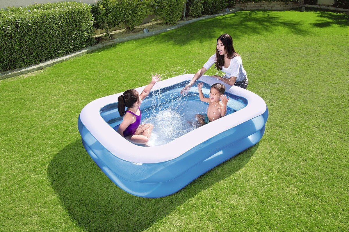 H2OGO! Blue Rectangular Family Pool - Inflatable Products